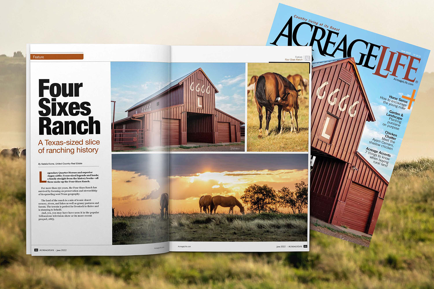 Featured in Acreage Life | UC Ranch Properties